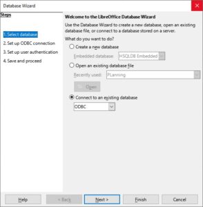 How to connect LibreOffice Calc to an ODBC data source for MS SQL ...